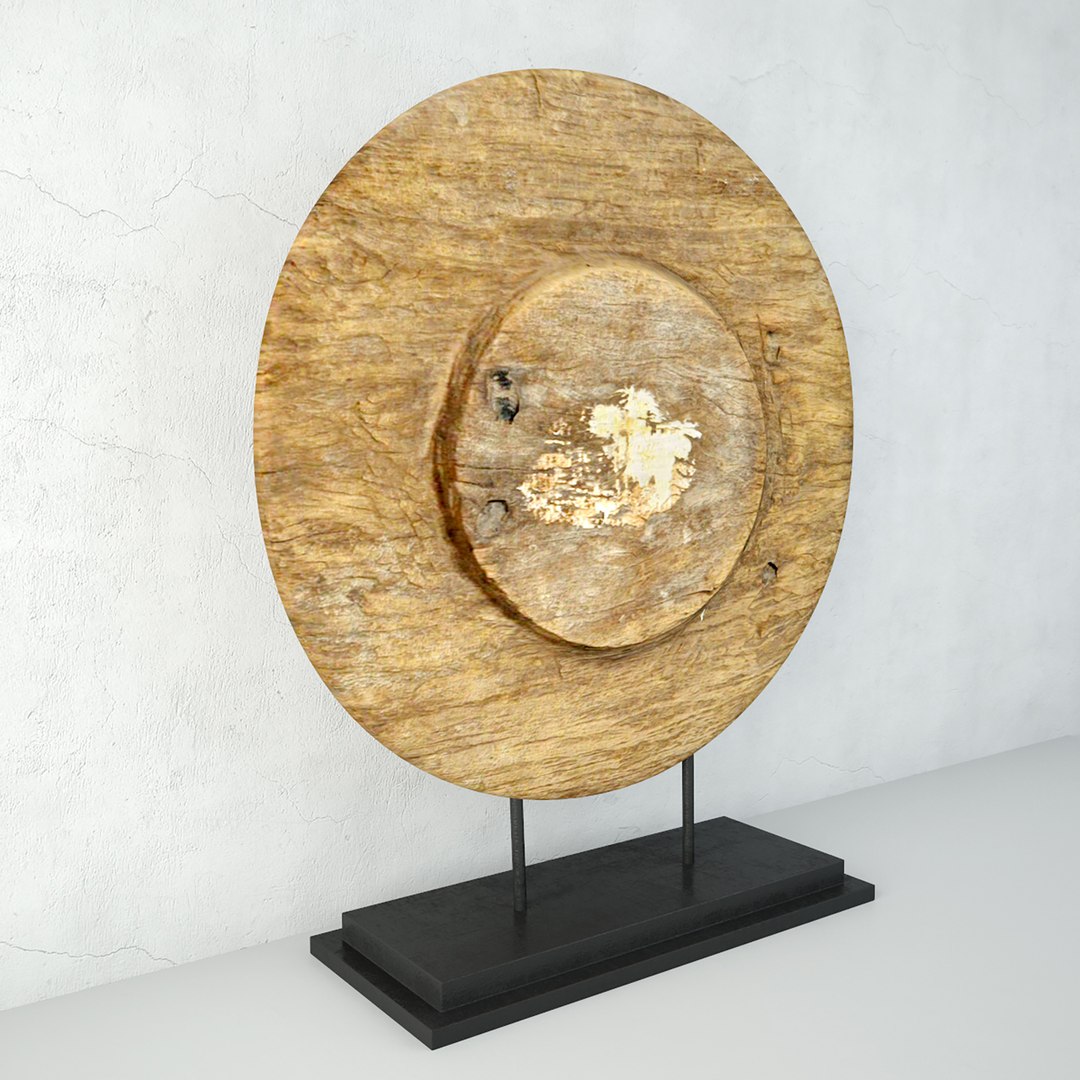 Antique Thai Ox Cart Wooden Wheel 3D Model - TurboSquid 2129453