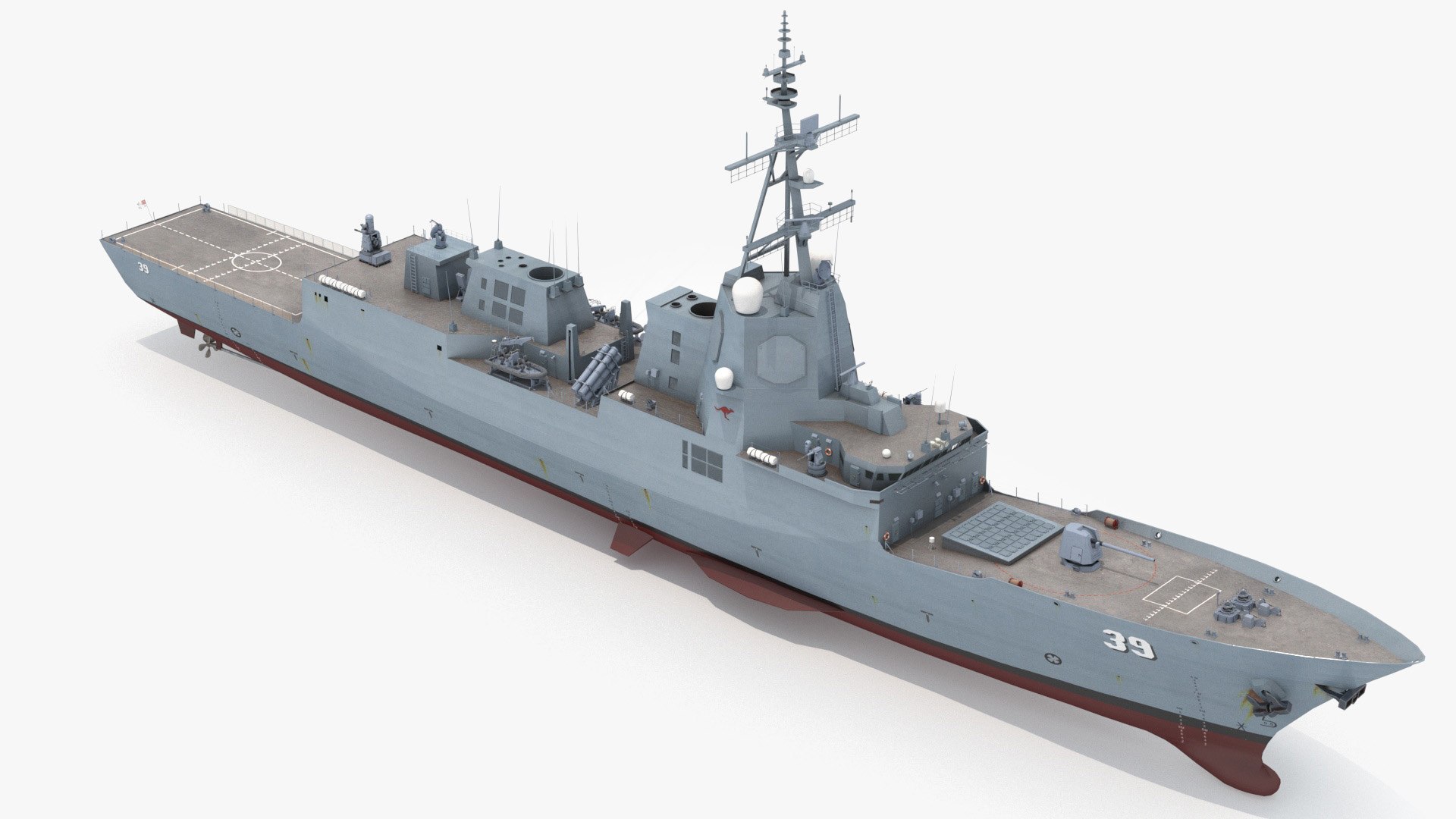 Hmas hobart ships 3D - TurboSquid 1550805