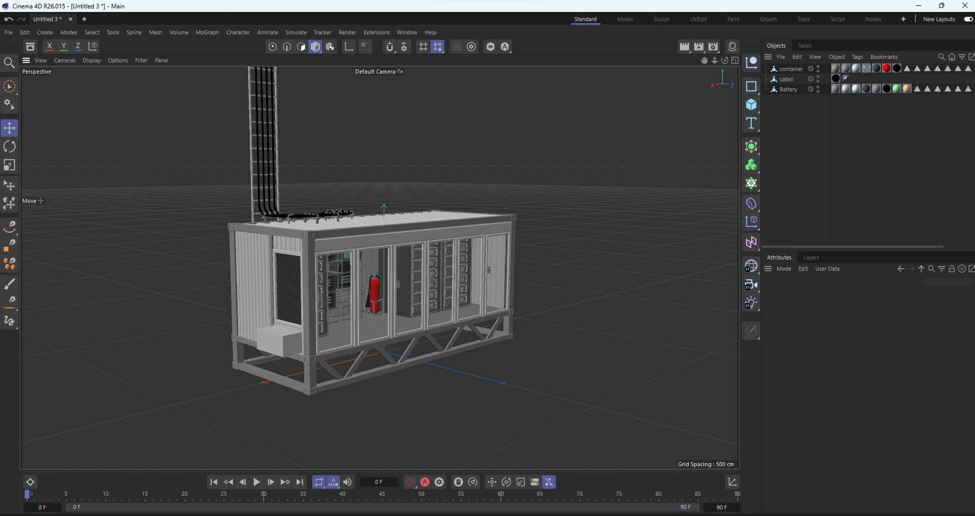 Portable Container Power House System Model - TurboSquid 2030406
