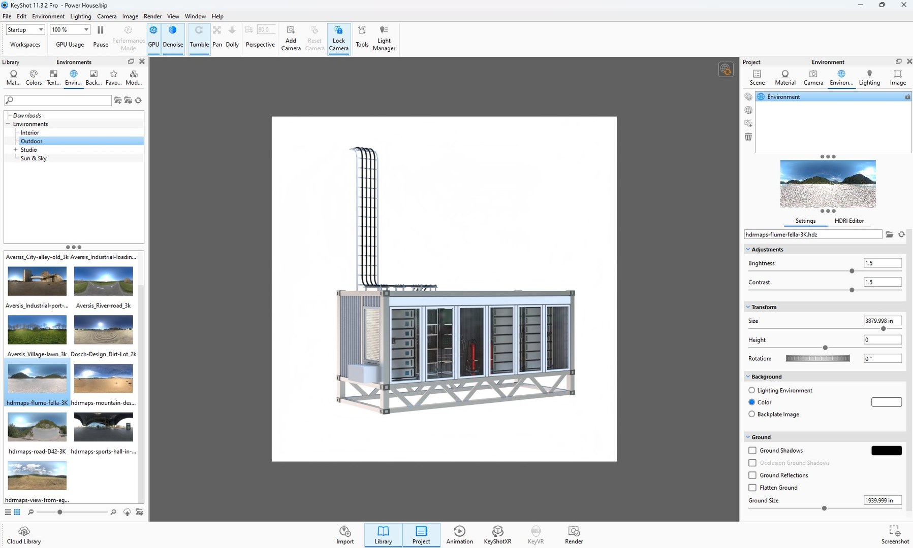Portable Container Power House System Model - TurboSquid 2030406