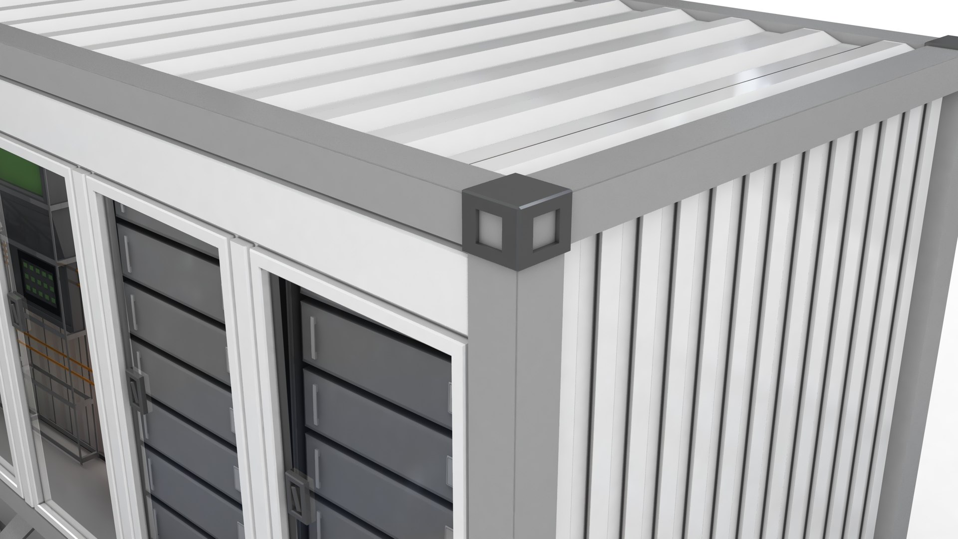 Portable Container Power House System Model - TurboSquid 2030406