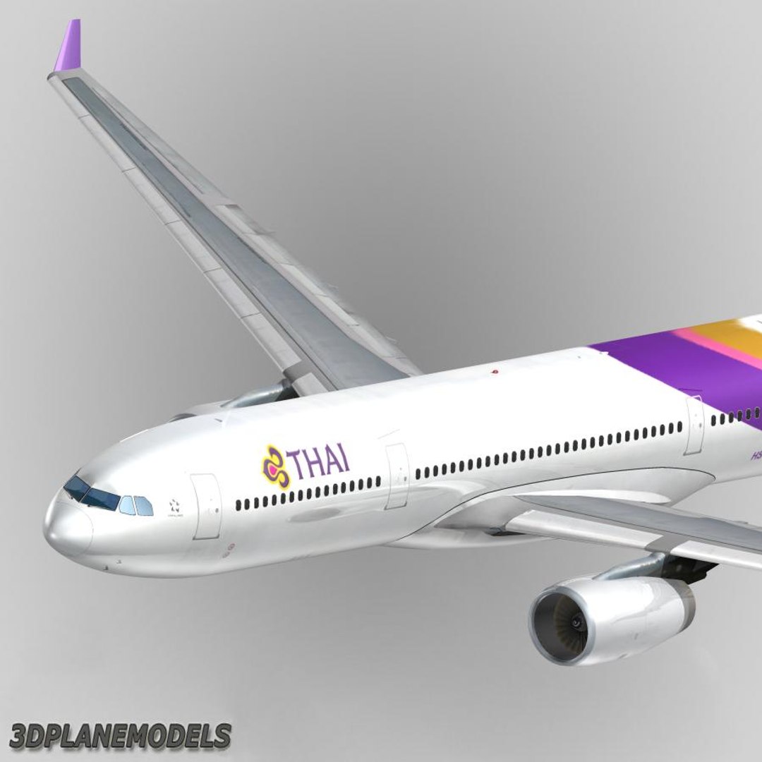 Airbus A330-300 3d Model