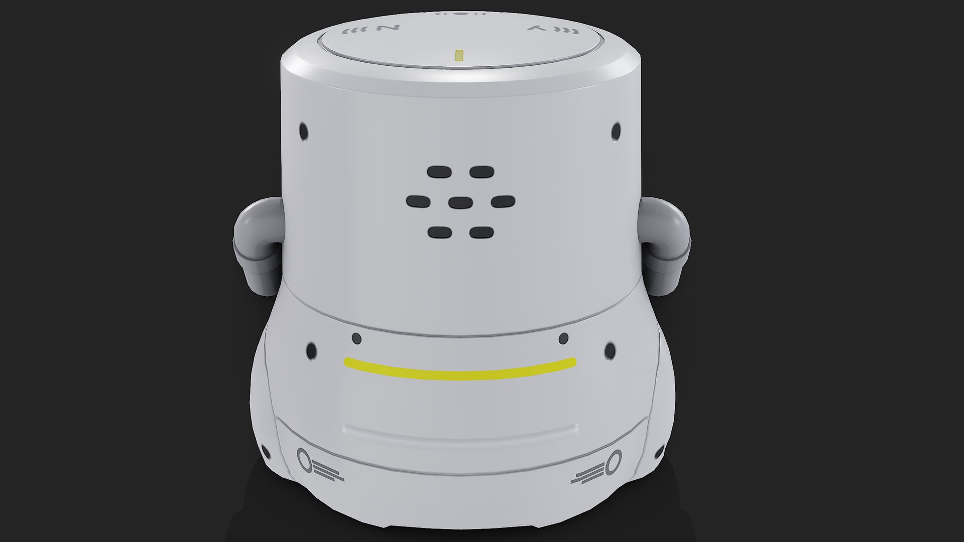 White Modern Smart Robot Toy 3D model - TurboSquid 2122941