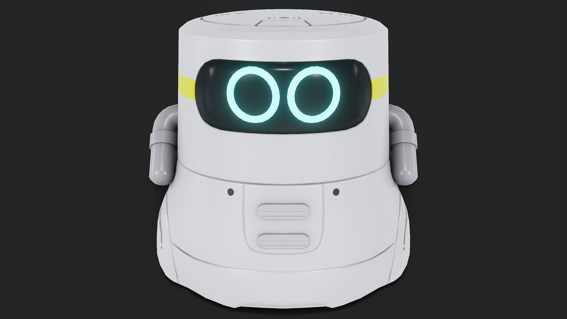 White Modern Smart Robot Toy 3D model - TurboSquid 2122941