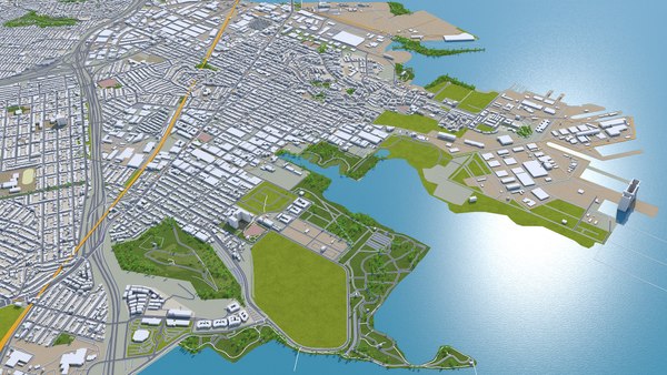 City area building 3D model - TurboSquid 1531415