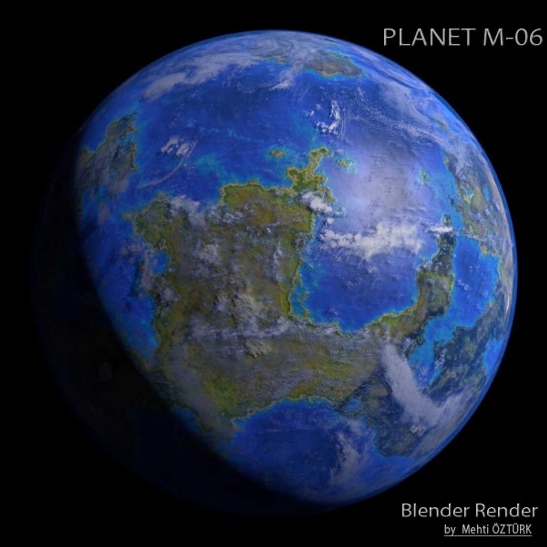 3d Planet M-06 M Model