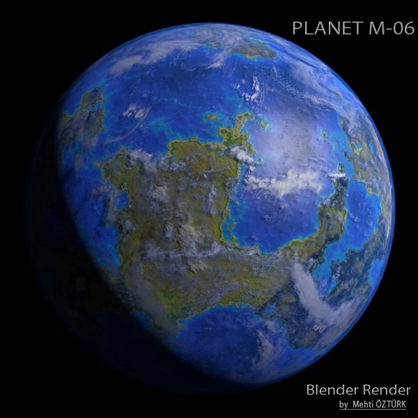 3d planet m-06 m model