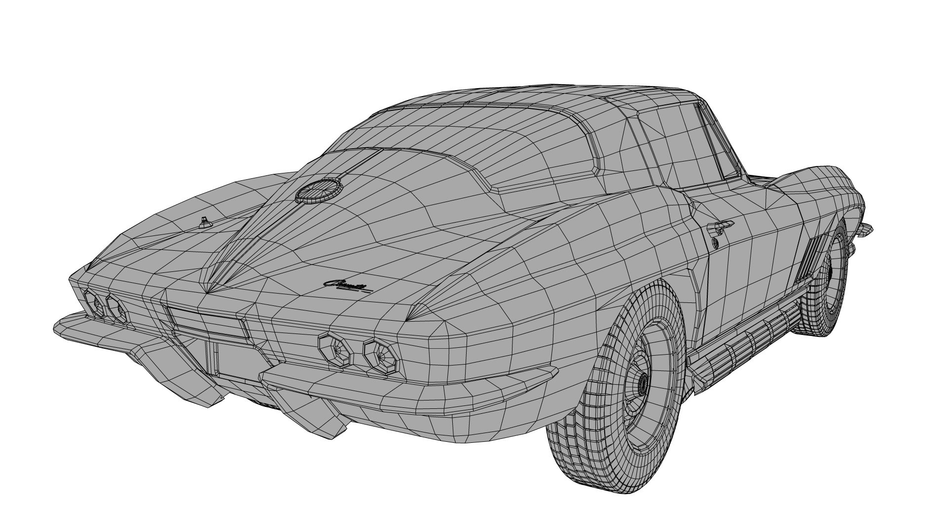 Chevrolet Corvette Stingray 3D Model - TurboSquid 1598760