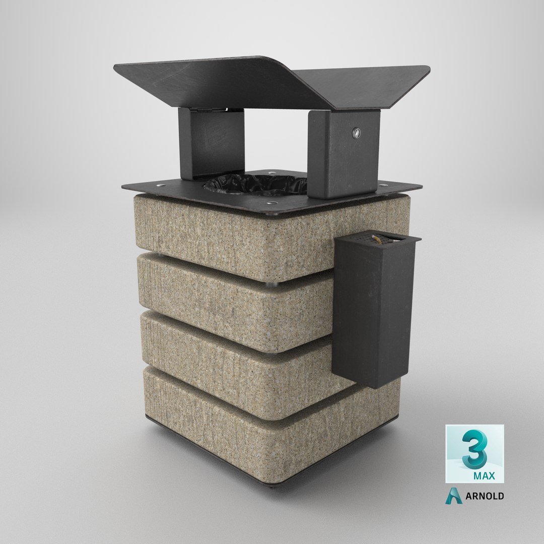 Street Bin 3D Model - TurboSquid 2122383