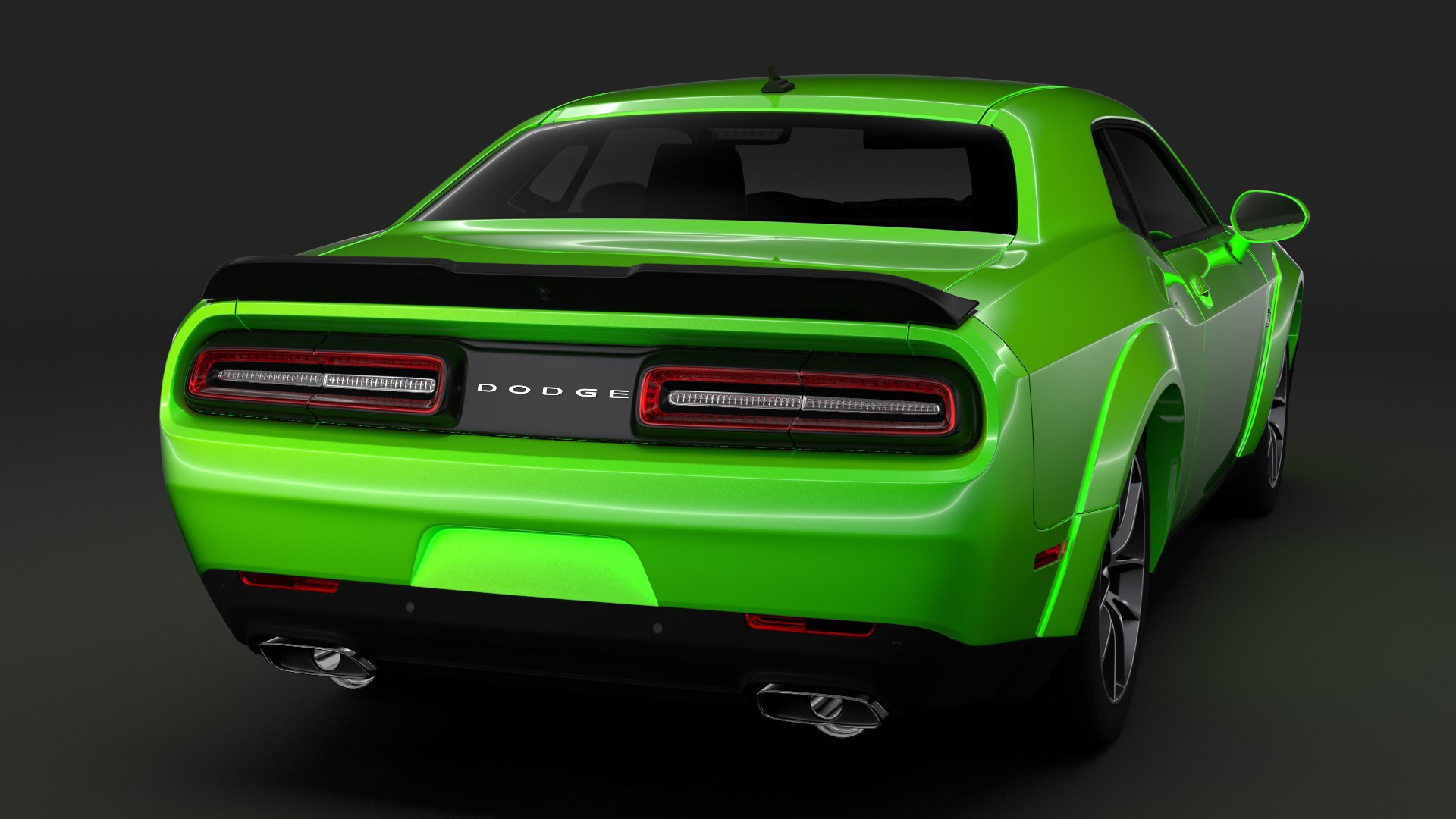 3D Model Dodge Challenger 392 - TurboSquid 1194684
