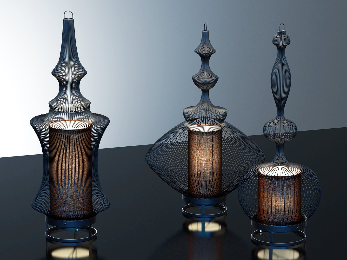 3D Fil Fer Table - TurboSquid 1173066