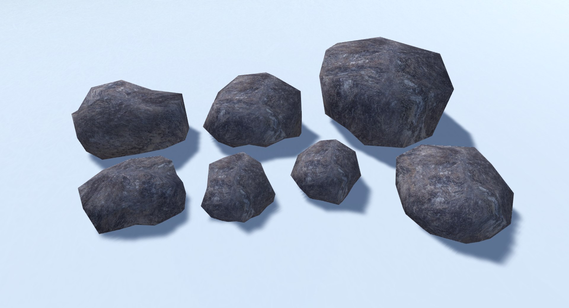 3D Small Ground Rocks - TurboSquid 1159676