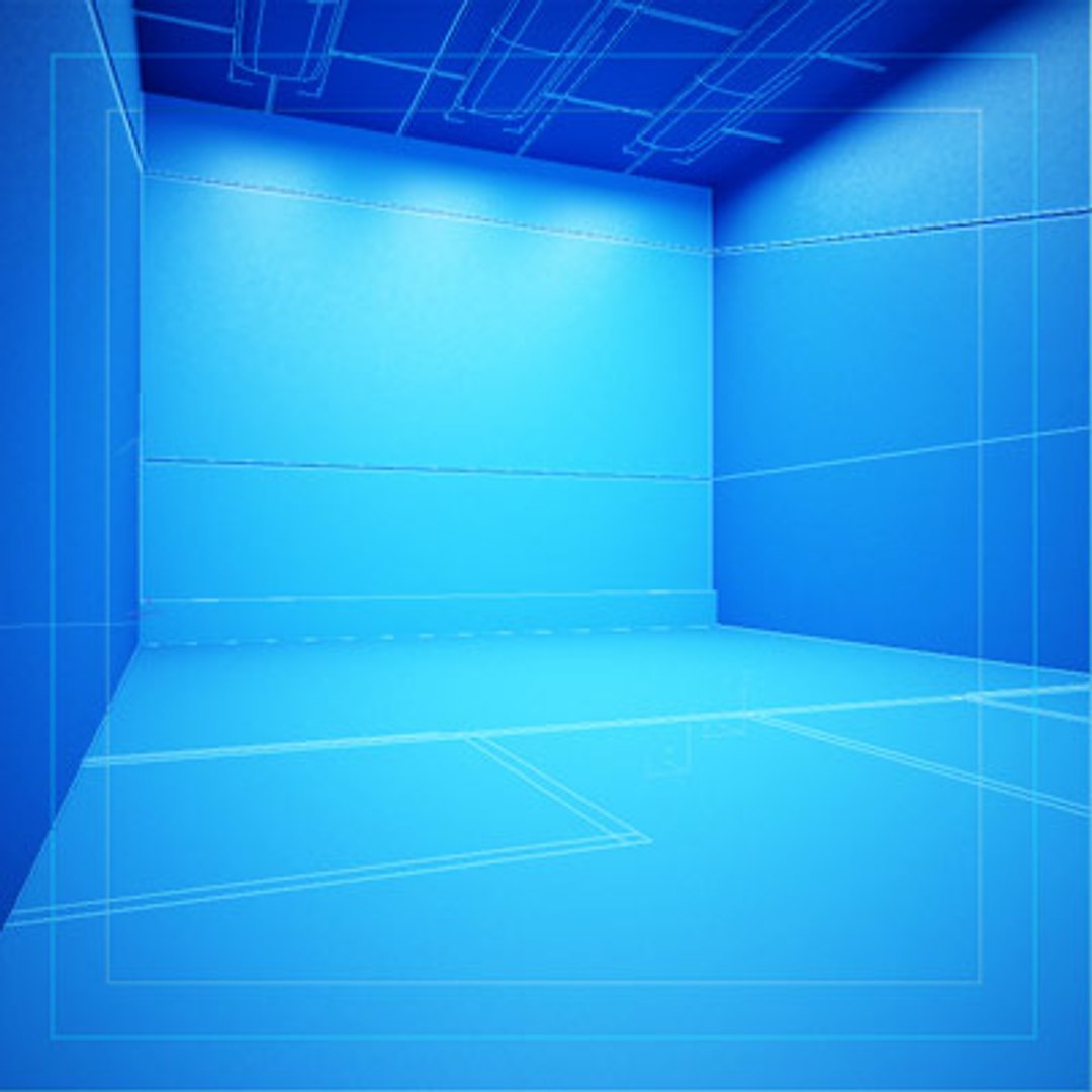 international squash court 3d model
