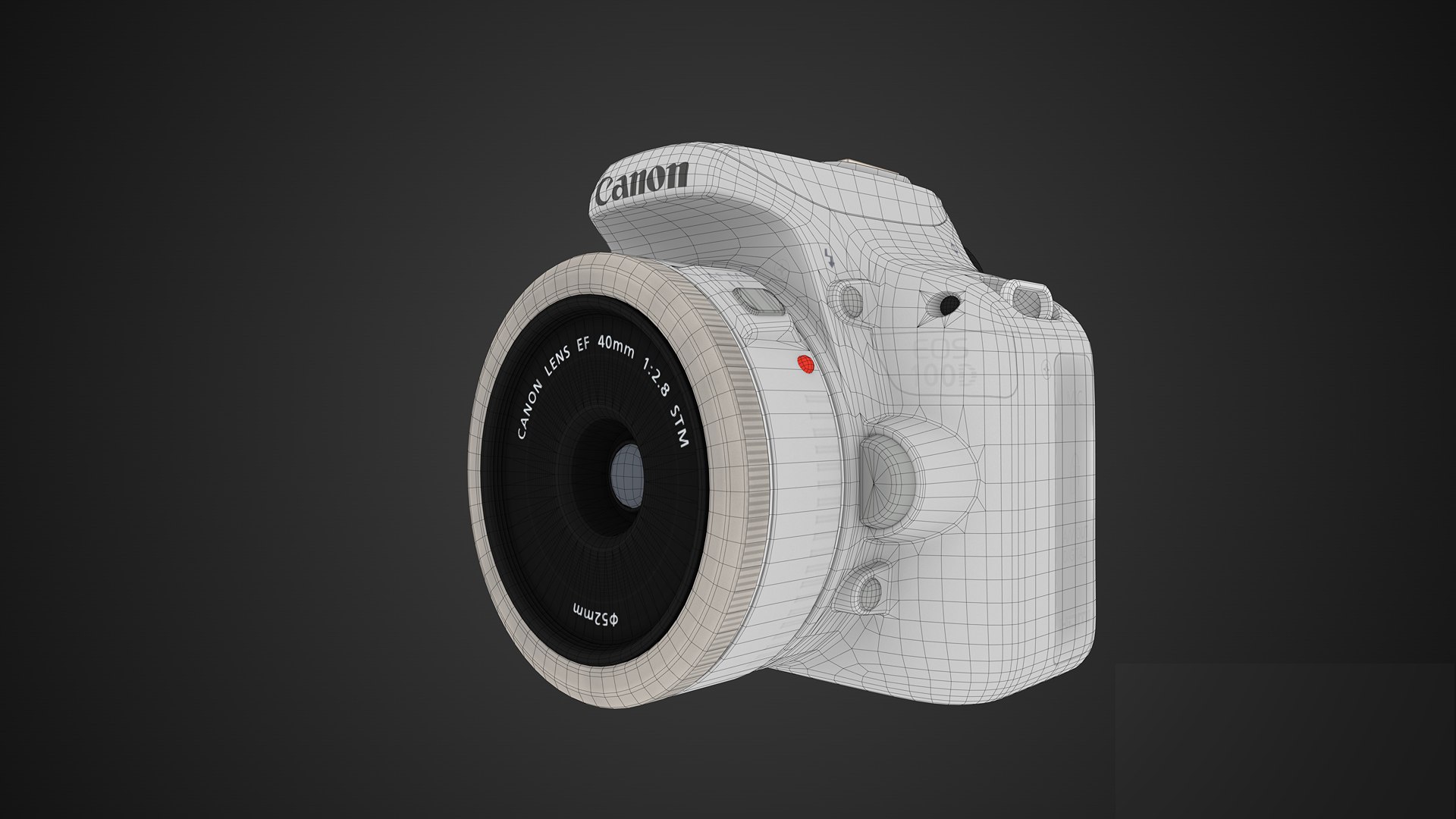 3D model Game Ready Canon DSLR Camera - TurboSquid 2091941