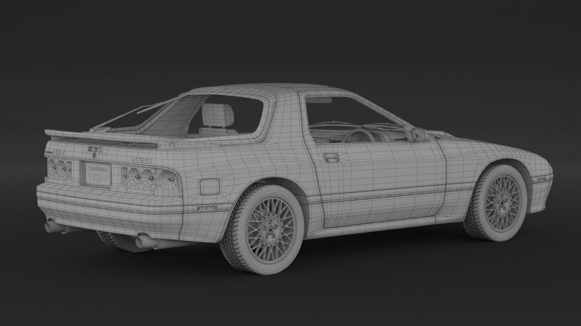 3D mazda rx-7 fc - TurboSquid 1473768