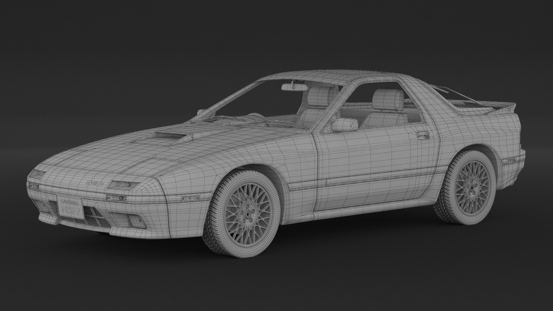 3D mazda rx-7 fc - TurboSquid 1473768
