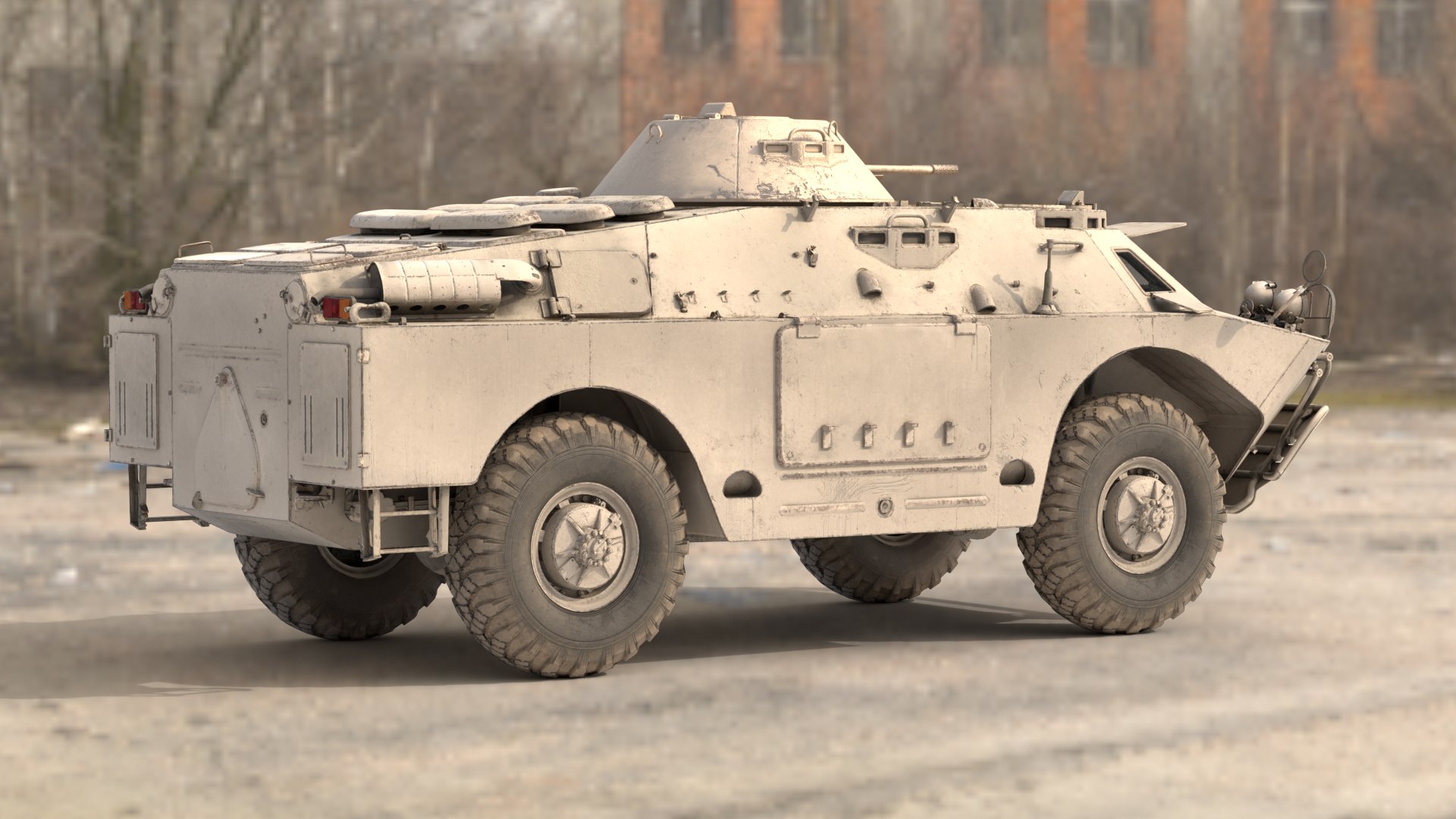3D BRDM 2 Military Armored Vehicle - TurboSquid 2387923