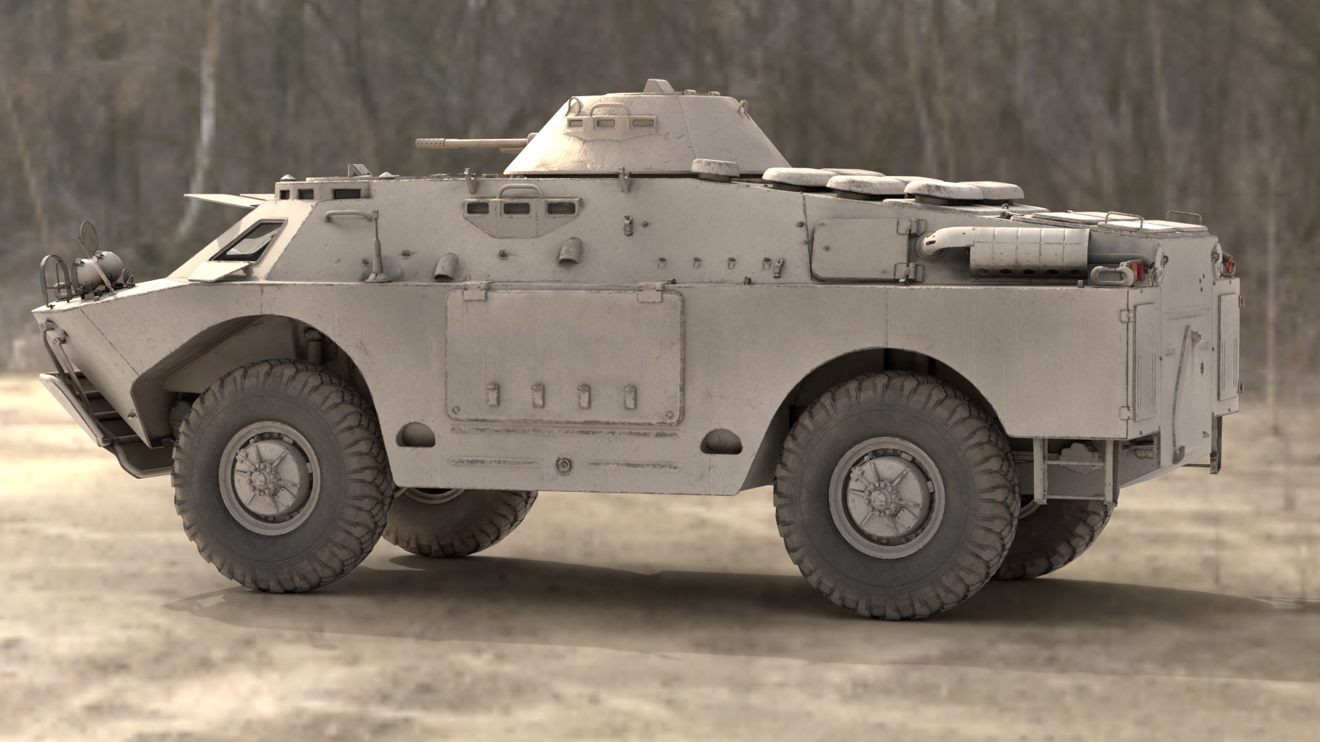 3D BRDM 2 Military Armored Vehicle - TurboSquid 2387923
