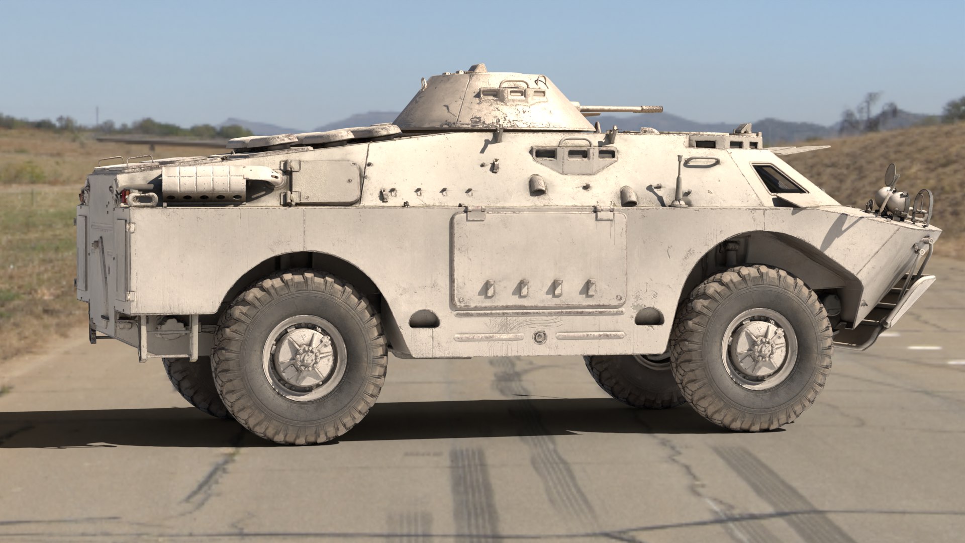 3D BRDM 2 Military Armored Vehicle - TurboSquid 2387923