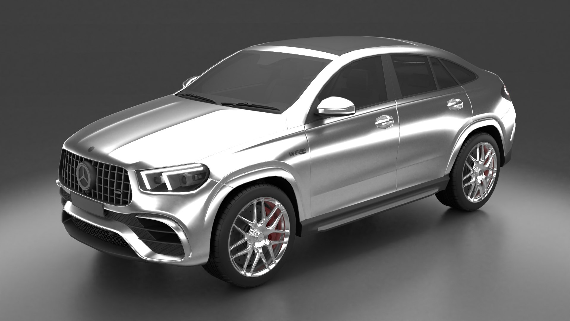 Mercedes Benz GLE 63 3D Model - TurboSquid 1924661