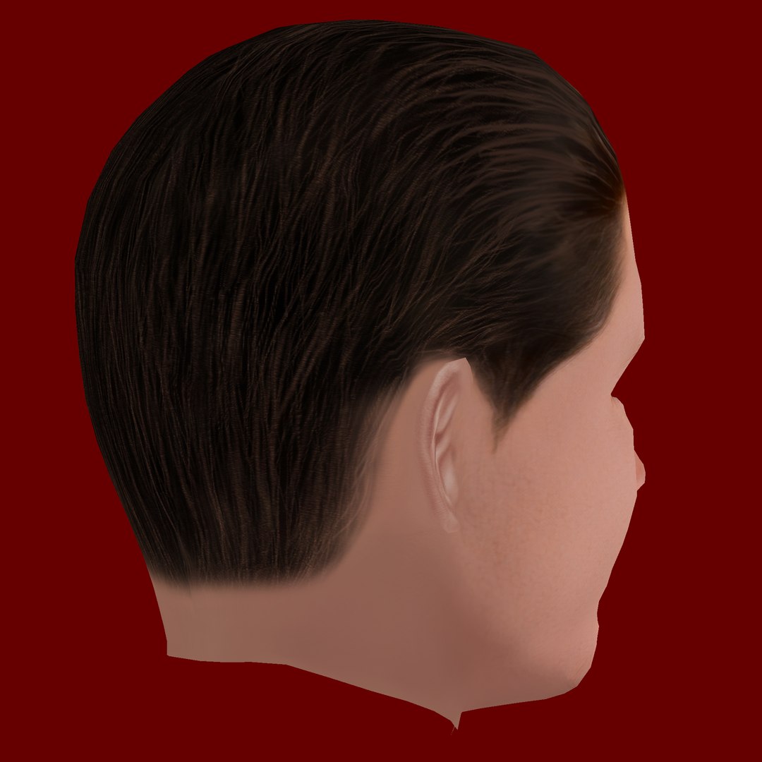 3D Model Fran Garcia Head - Low Poly Head For Game - TurboSquid 2204696