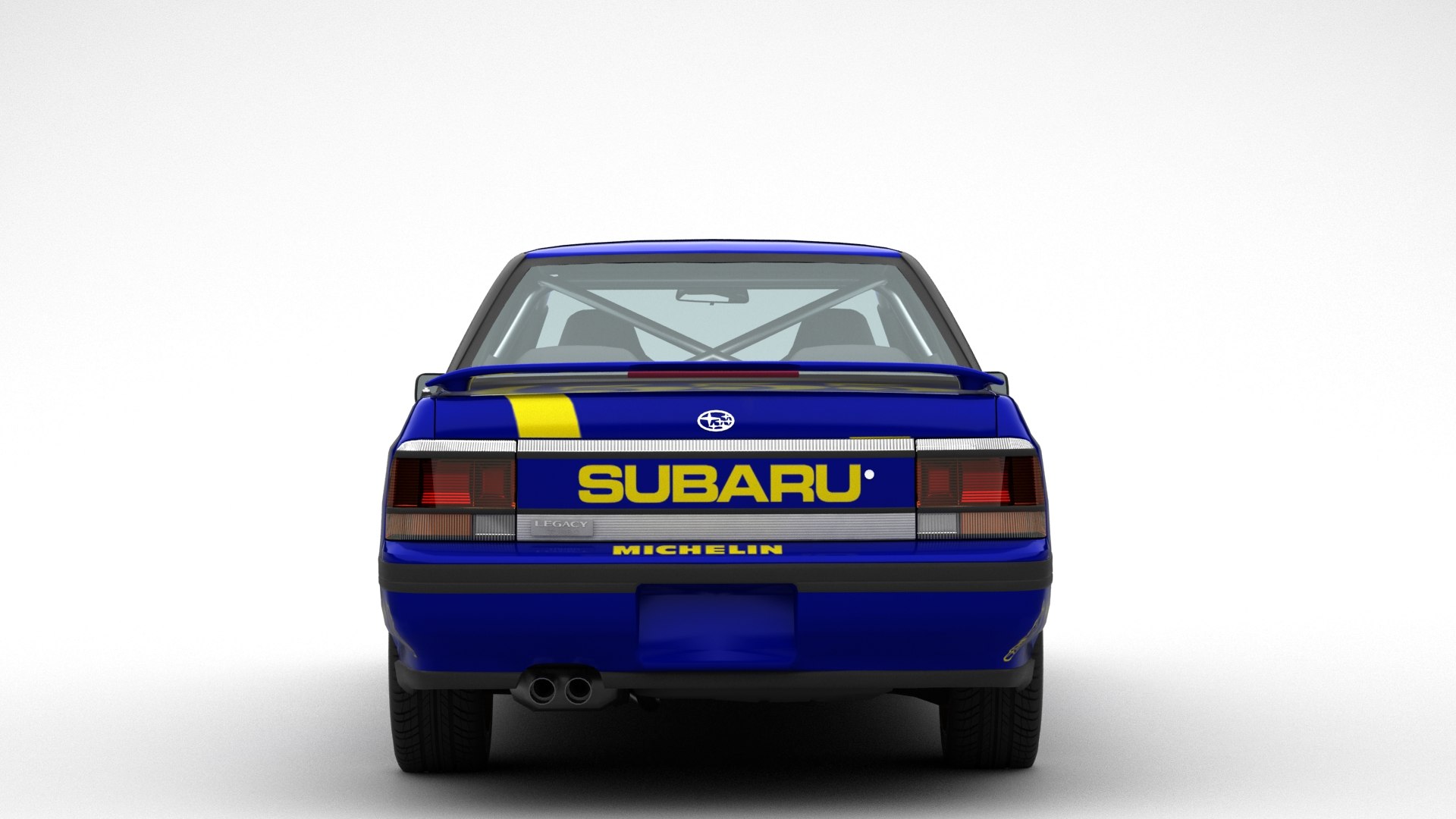 3D Model Subaru Legacy RS Rally 1990 - TurboSquid 2011539