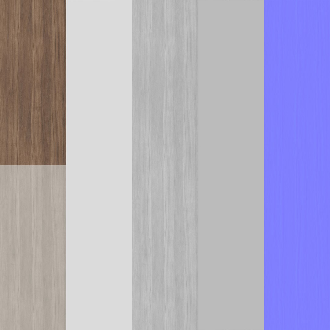 3D Model Wood Materials Walnut Set 01 - TurboSquid 2192572