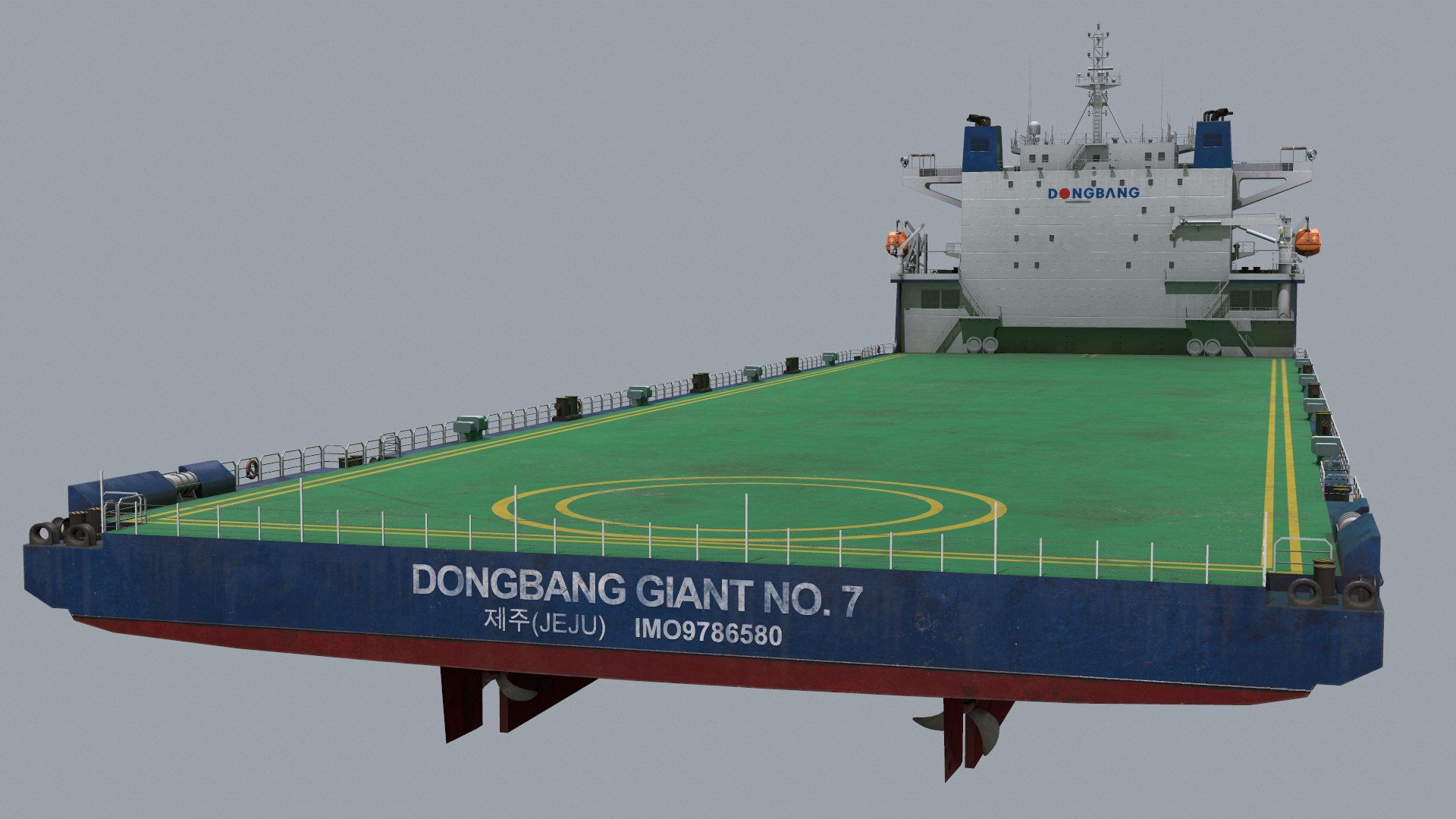 3D Model Heavy Load Carrier Vessel - TurboSquid 2034927