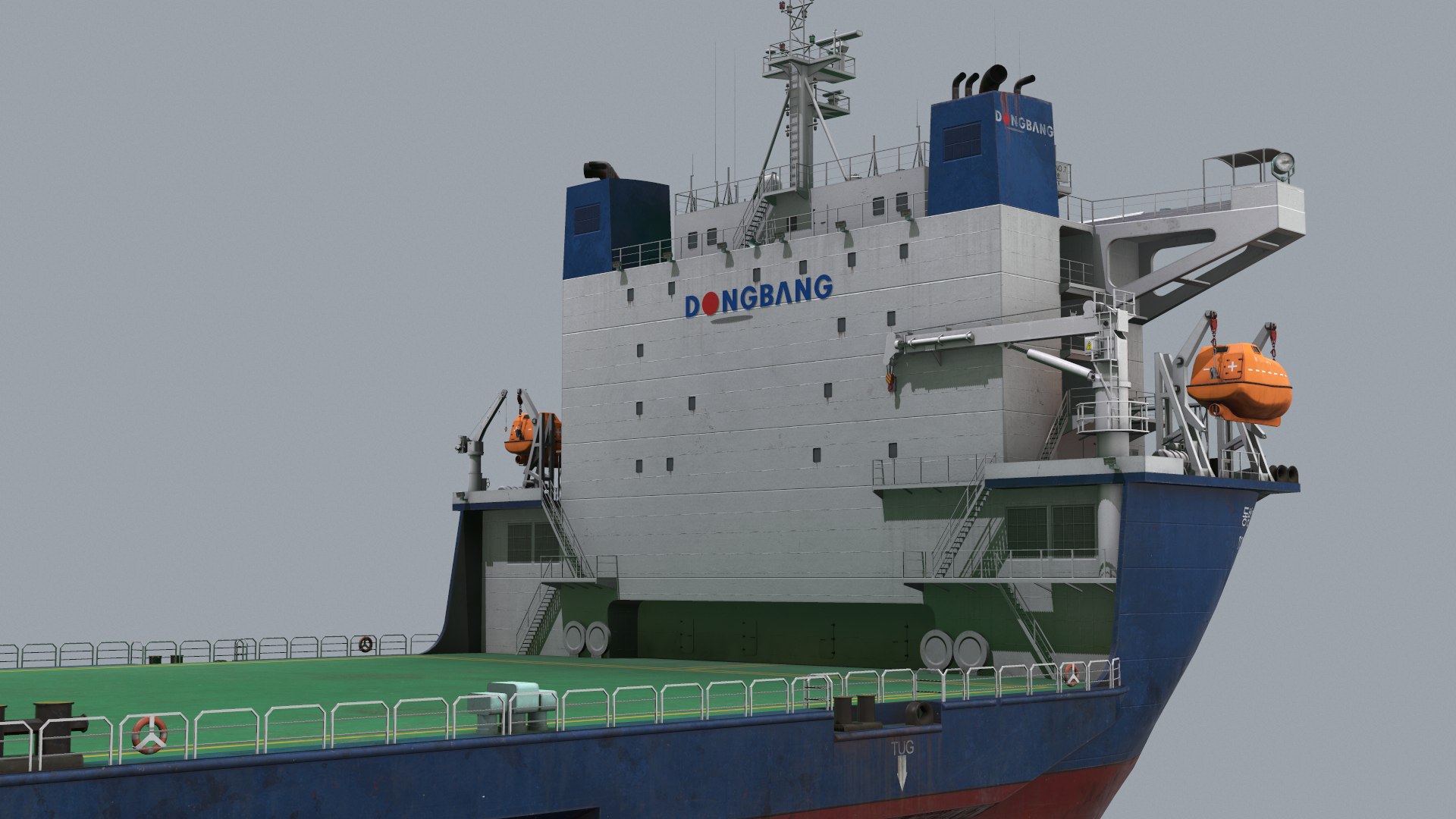 3D Model Heavy Load Carrier Vessel - TurboSquid 2034927