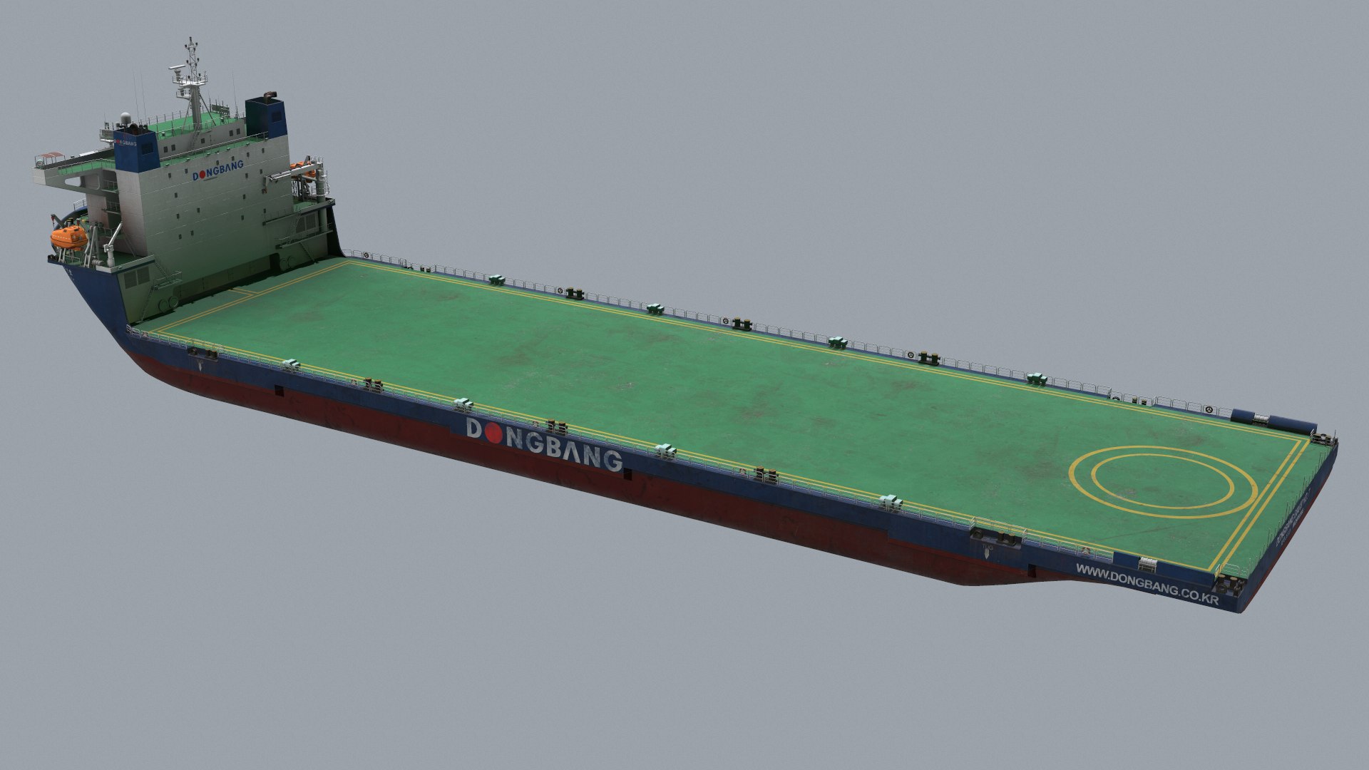 3D Model Heavy Load Carrier Vessel - TurboSquid 2034927