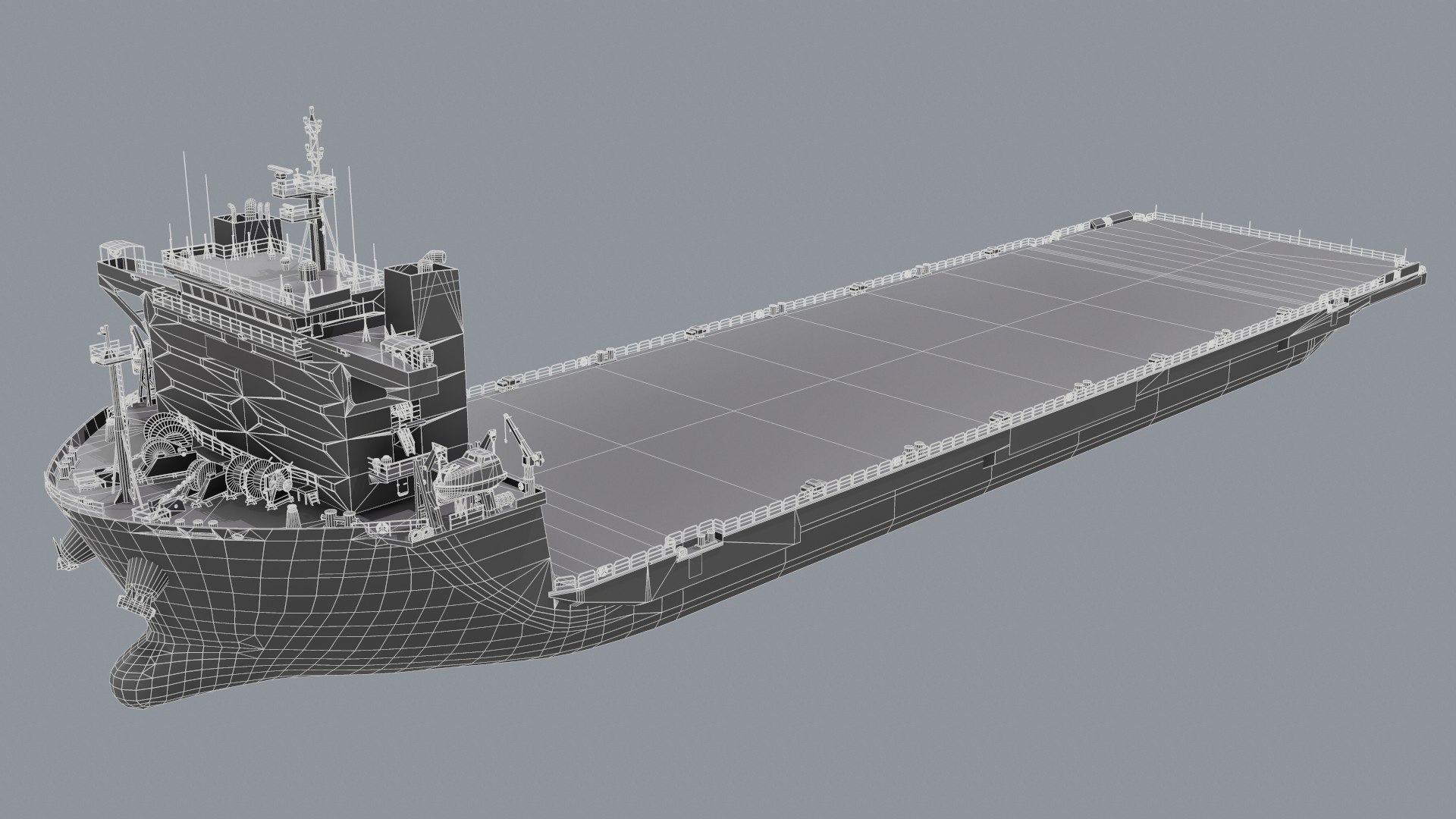 3D Model Heavy Load Carrier Vessel - TurboSquid 2034927