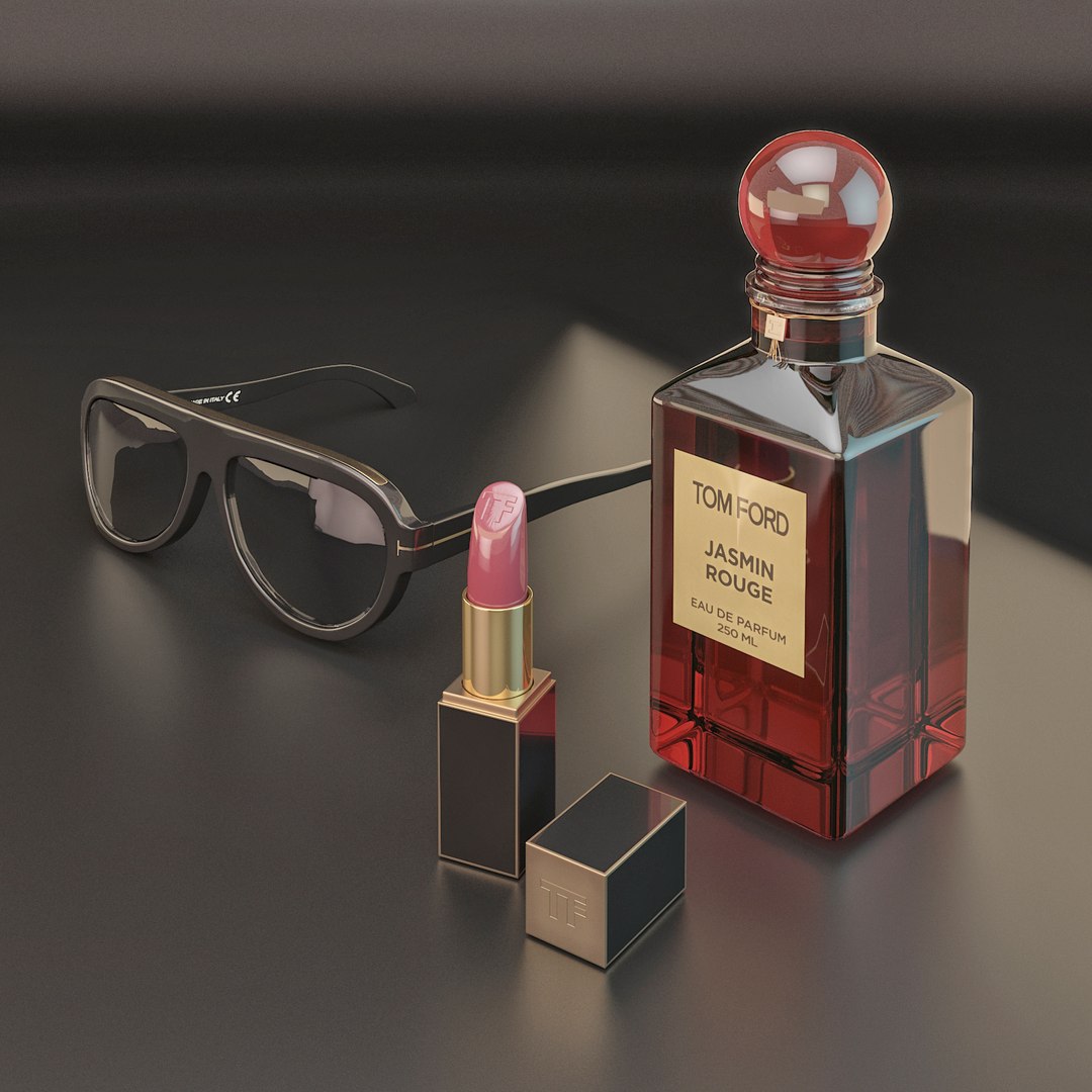 3D Cosmetic Set Tom Accessories Model - TurboSquid 1368610