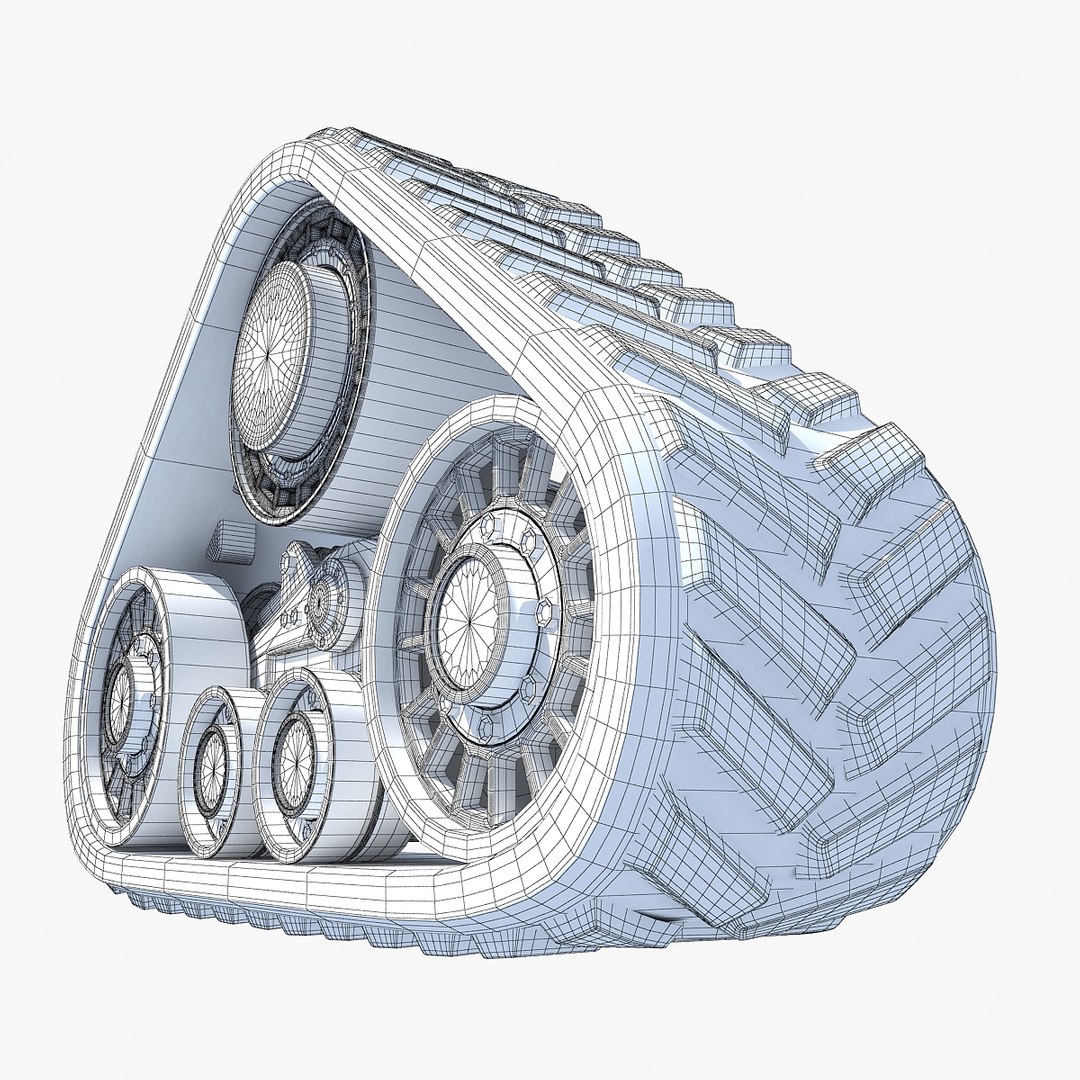 3d Crawler Track Model