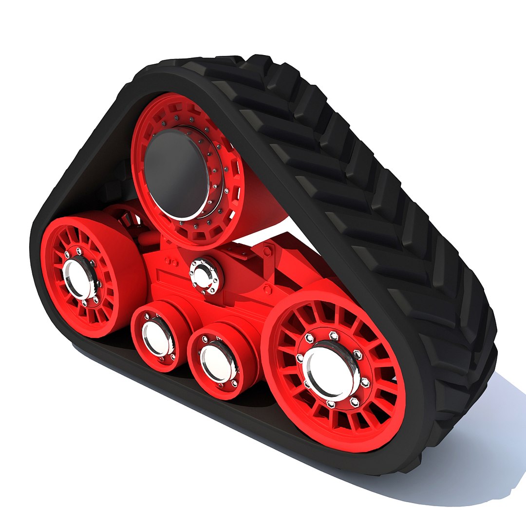 3d Crawler Track Model