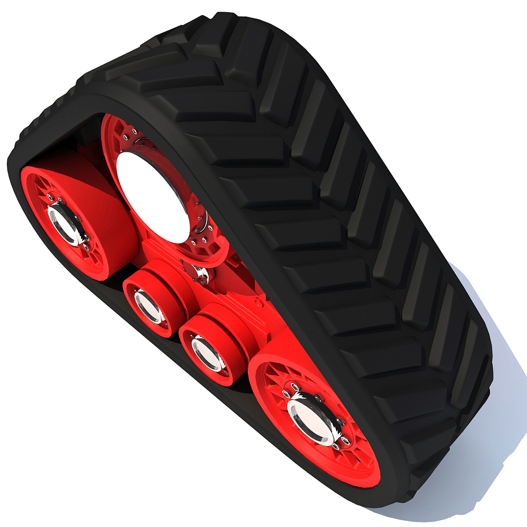 3d crawler track model