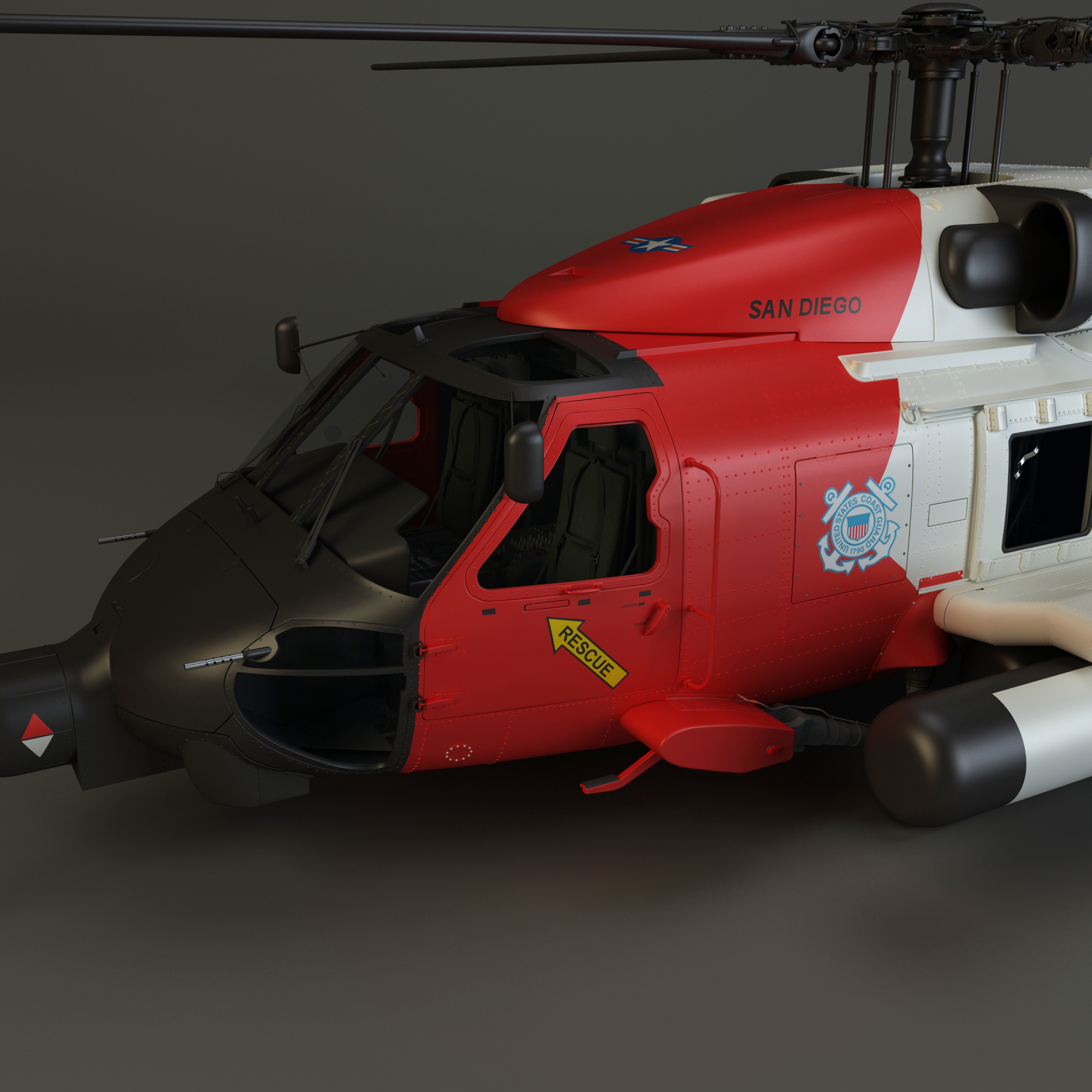 3d coast guard model