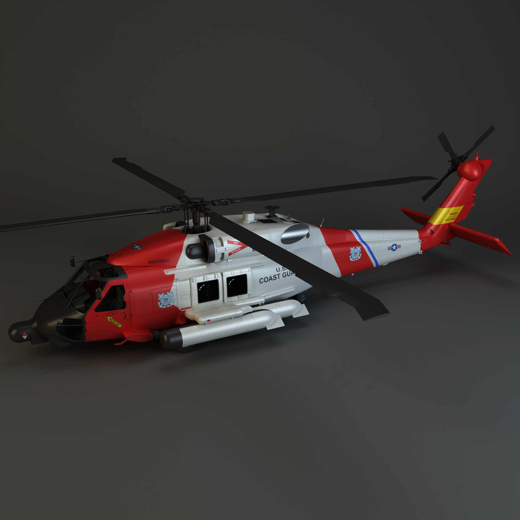 3d coast guard model