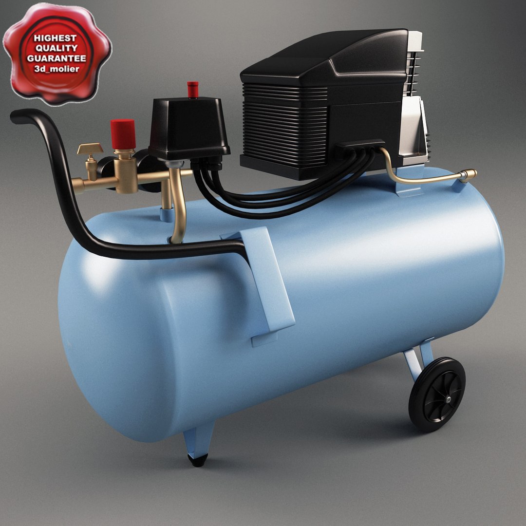 3d Model Air Compressor Abac Estoril