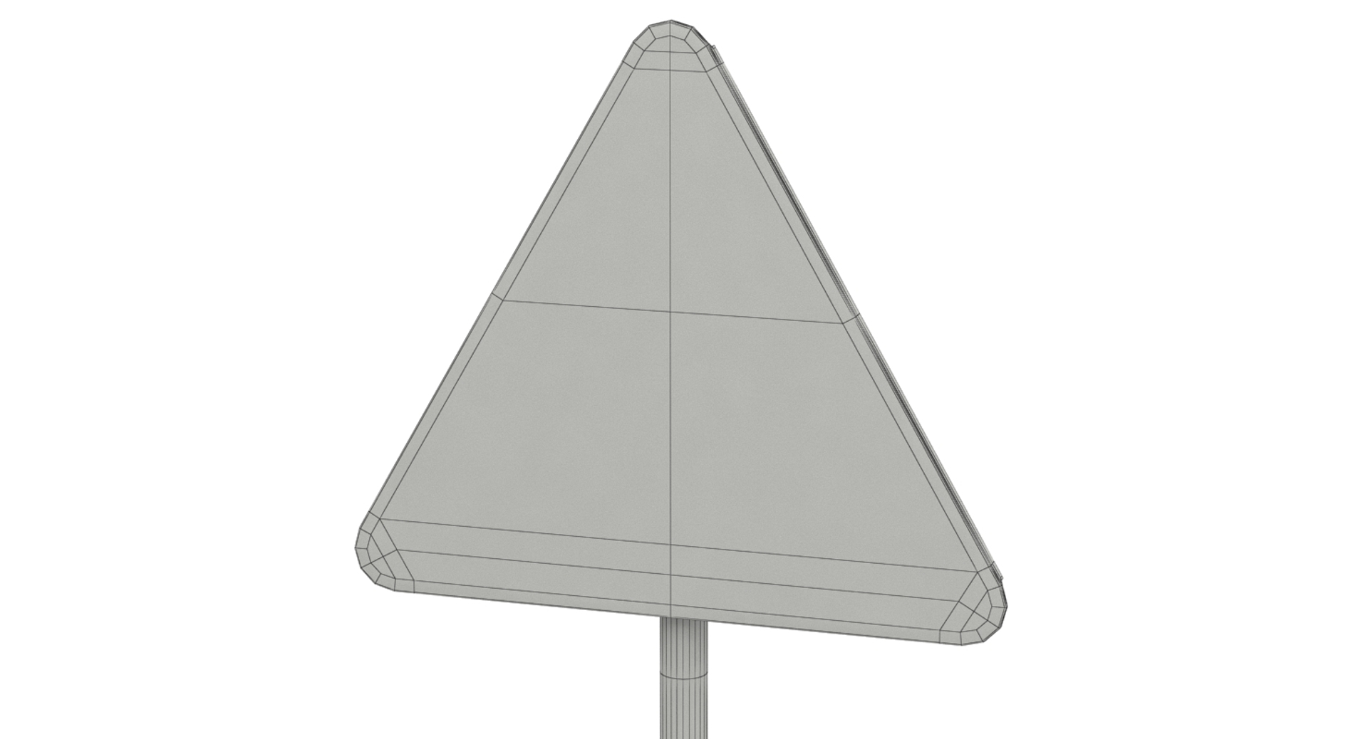 Triangular Traffic Sign Model - TurboSquid 1386614