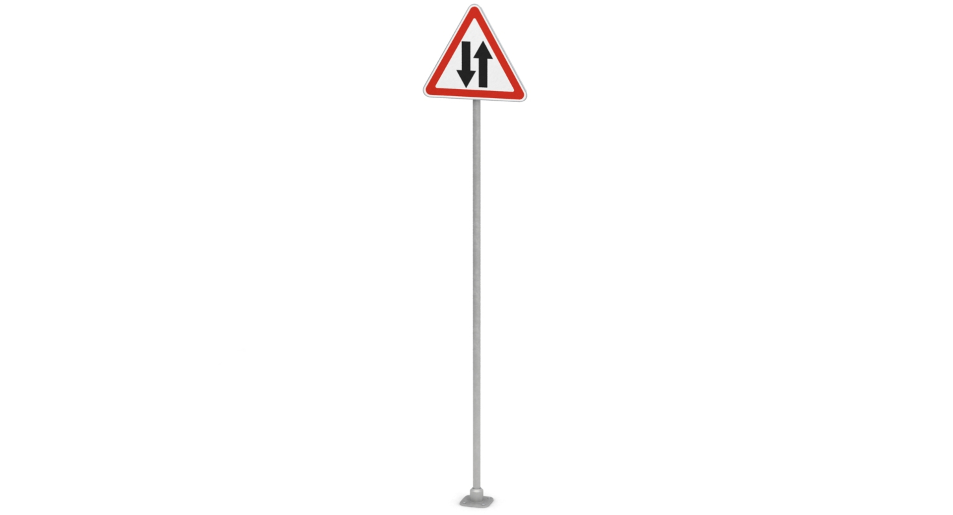 Triangular Traffic Sign Model - TurboSquid 1386614