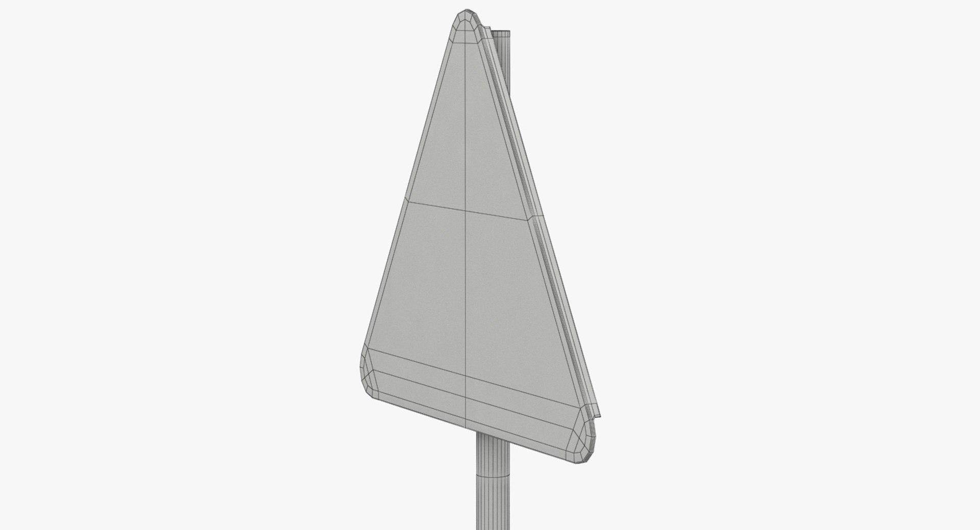 Triangular Traffic Sign Model - TurboSquid 1386614