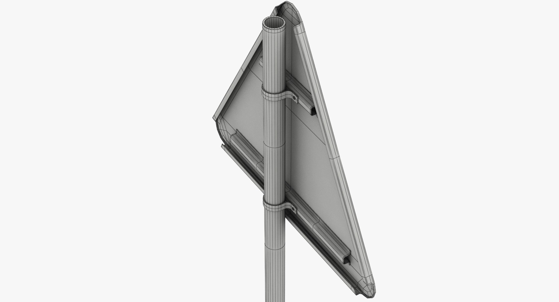 Triangular Traffic Sign Model - TurboSquid 1386614