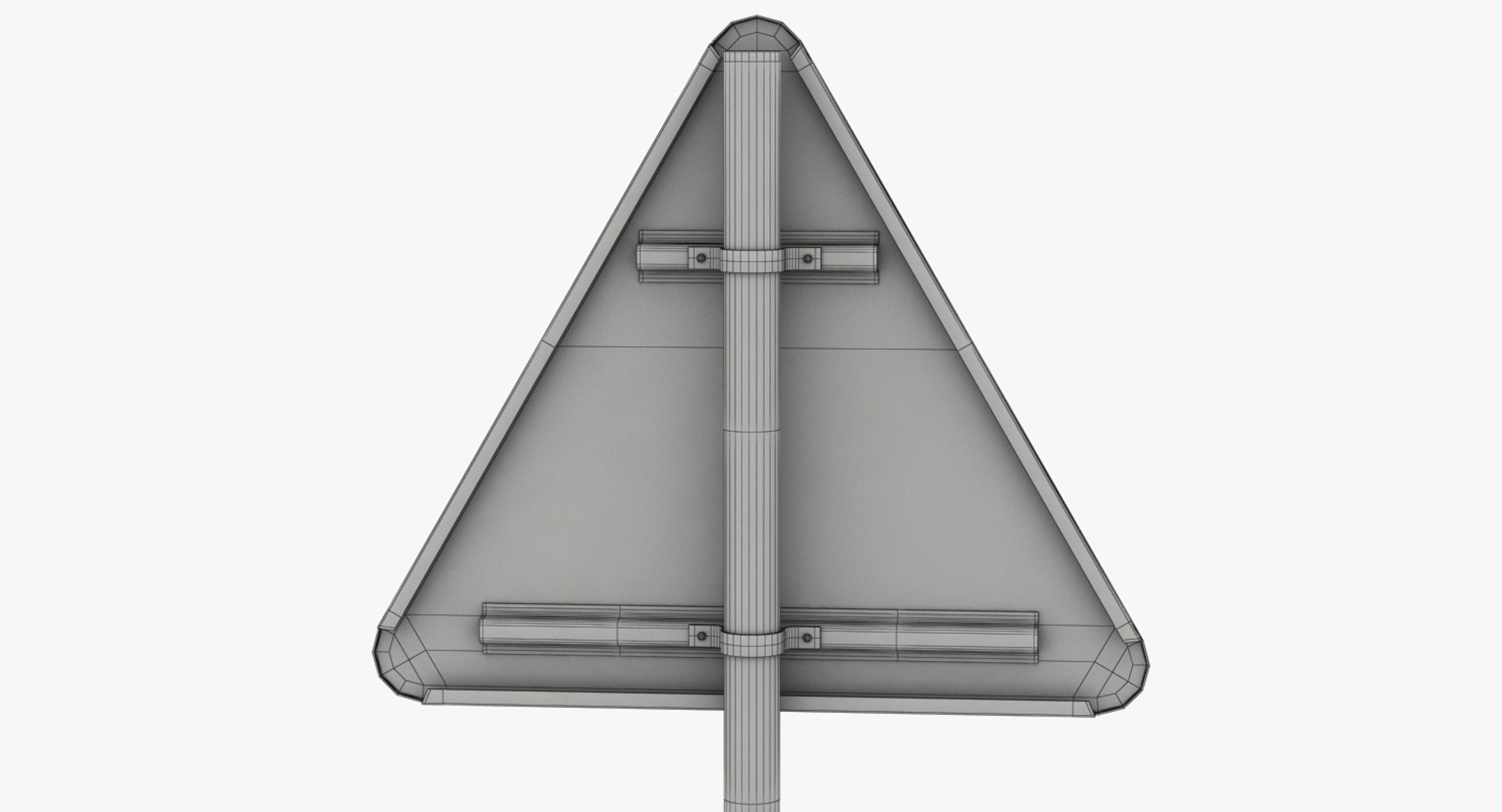 Triangular Traffic Sign Model - TurboSquid 1386614