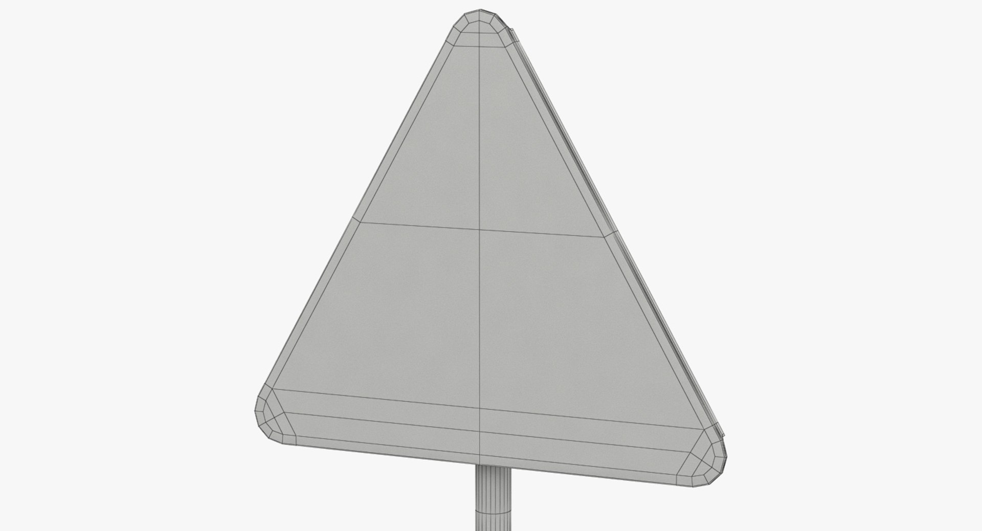 Triangular Traffic Sign Model - TurboSquid 1386614