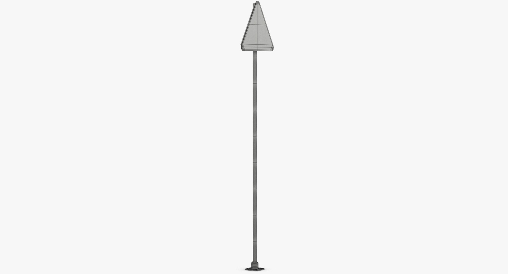 Triangular Traffic Sign Model - TurboSquid 1386614