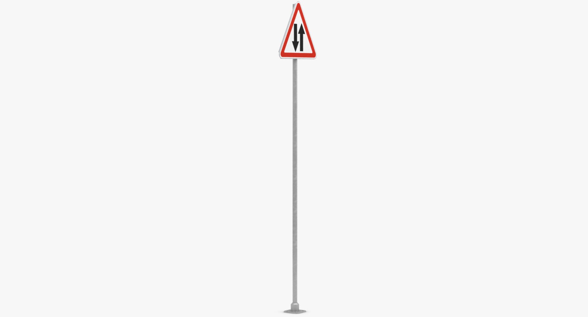 Triangular Traffic Sign Model - TurboSquid 1386614