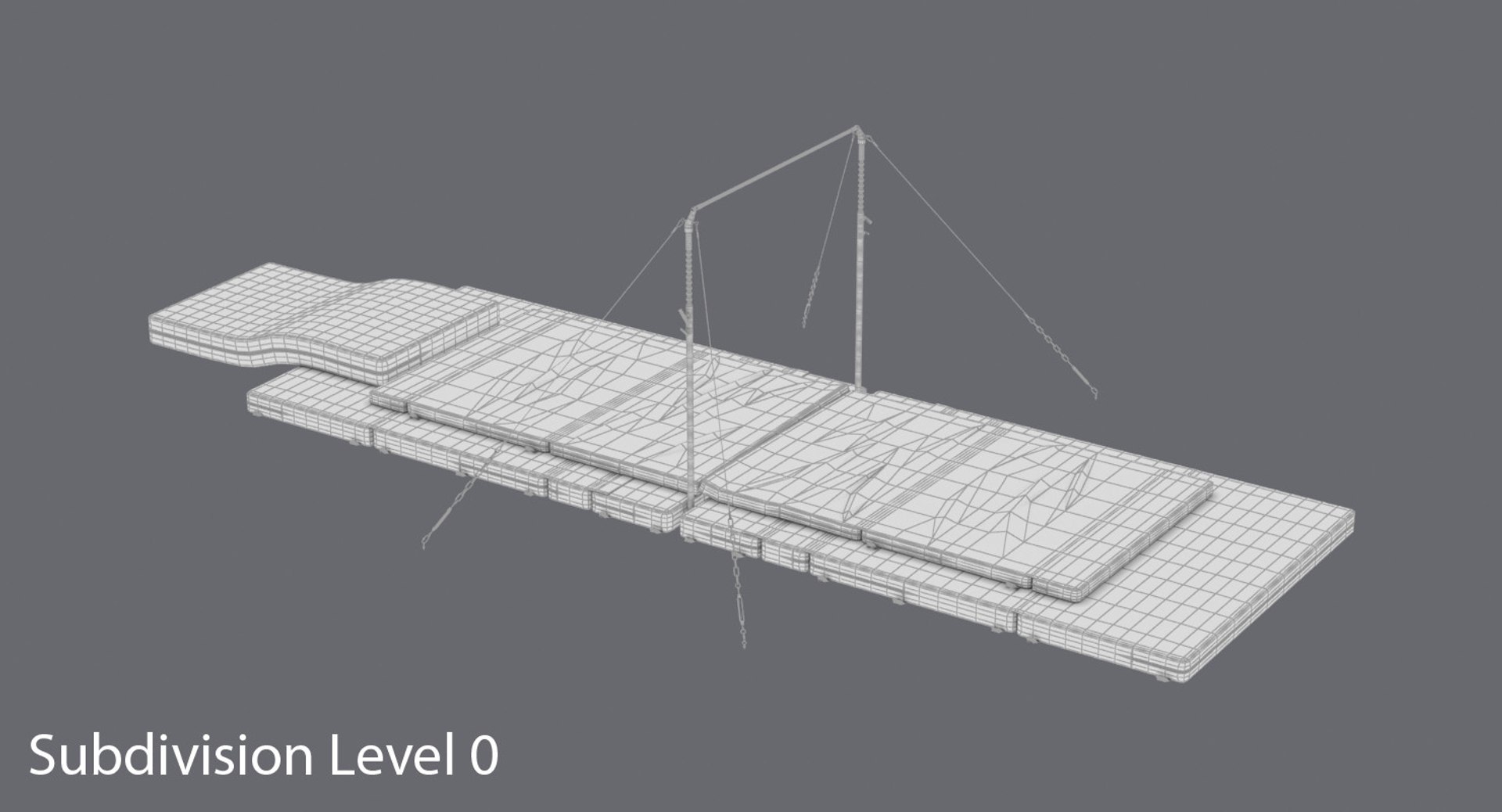 3D horizontal-bar model - TurboSquid 1151743