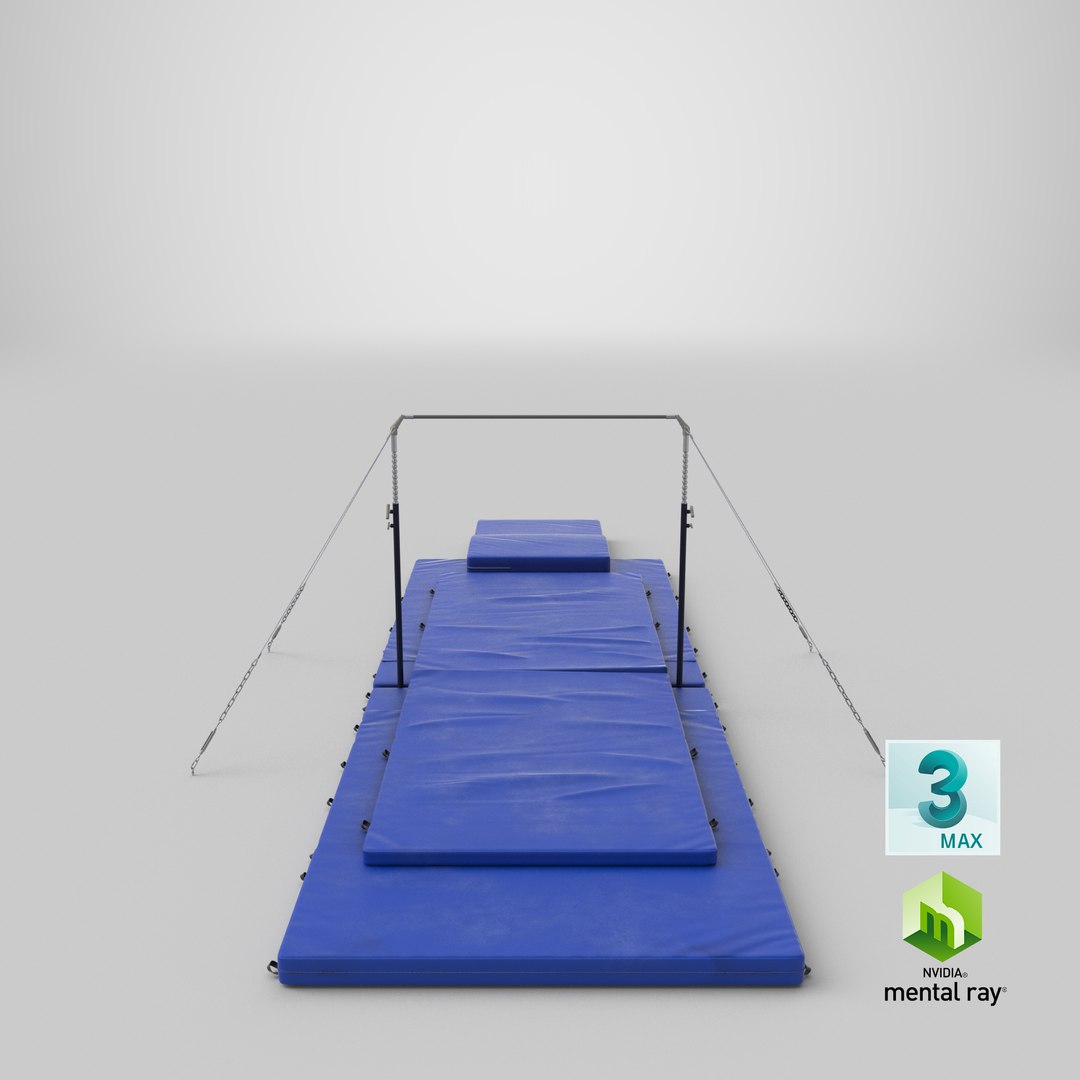 3D horizontal-bar model - TurboSquid 1151743