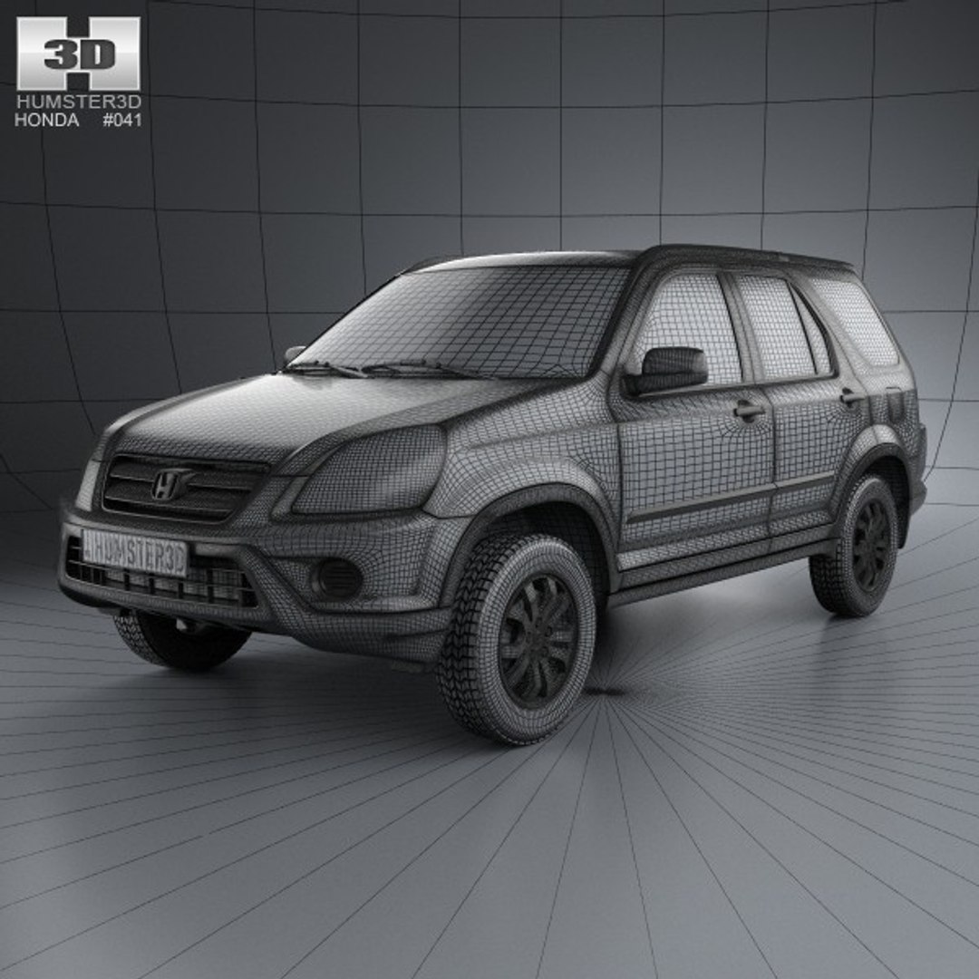 2002 cr v 3d model