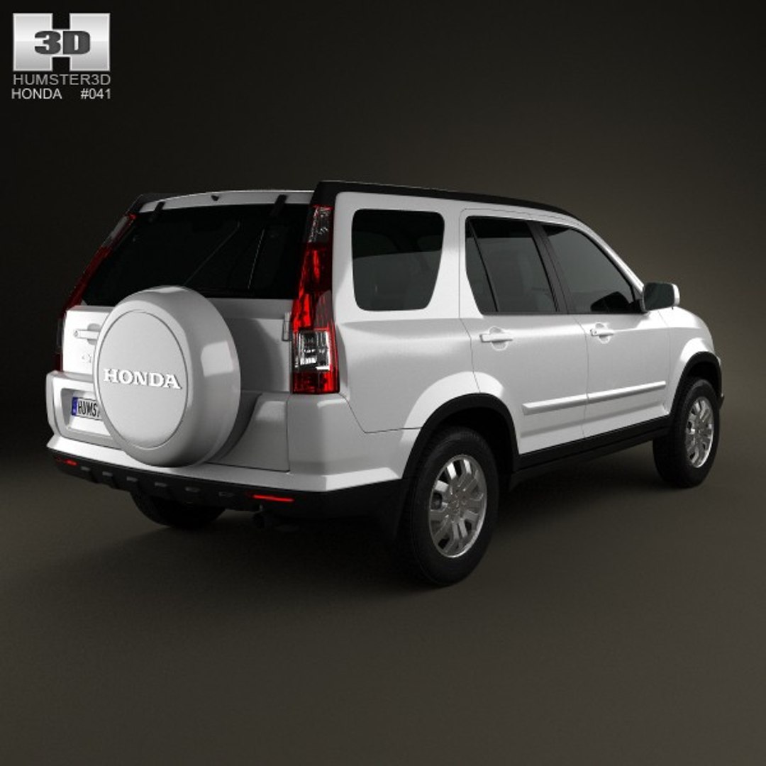 2002 cr v 3d model